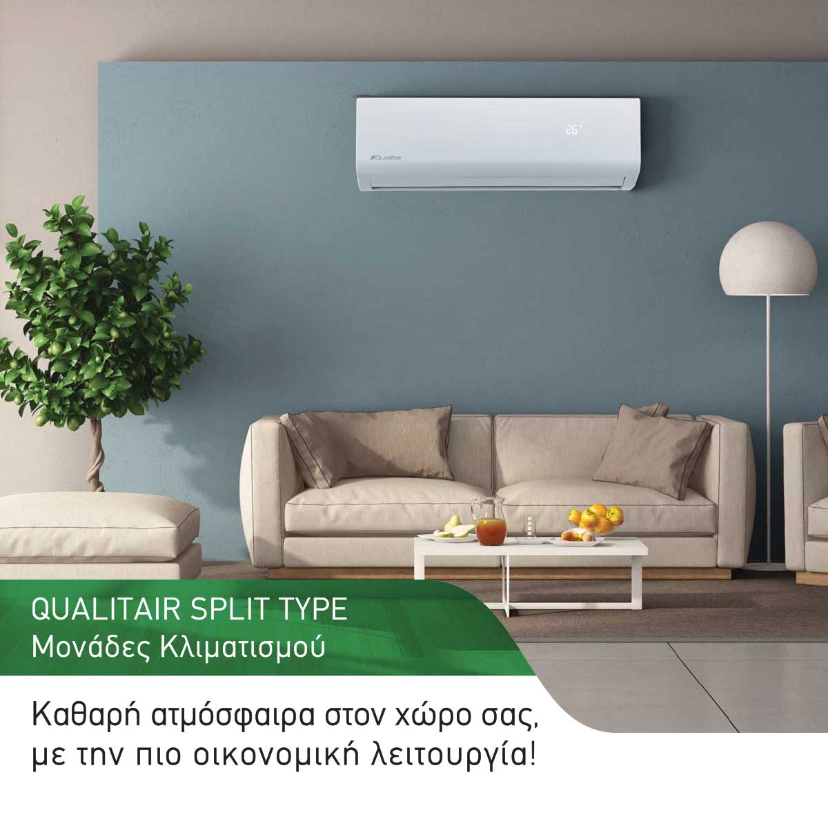 Qualitair R32 CSD 09 DA split unit 9000btu - MIKROKLIMA